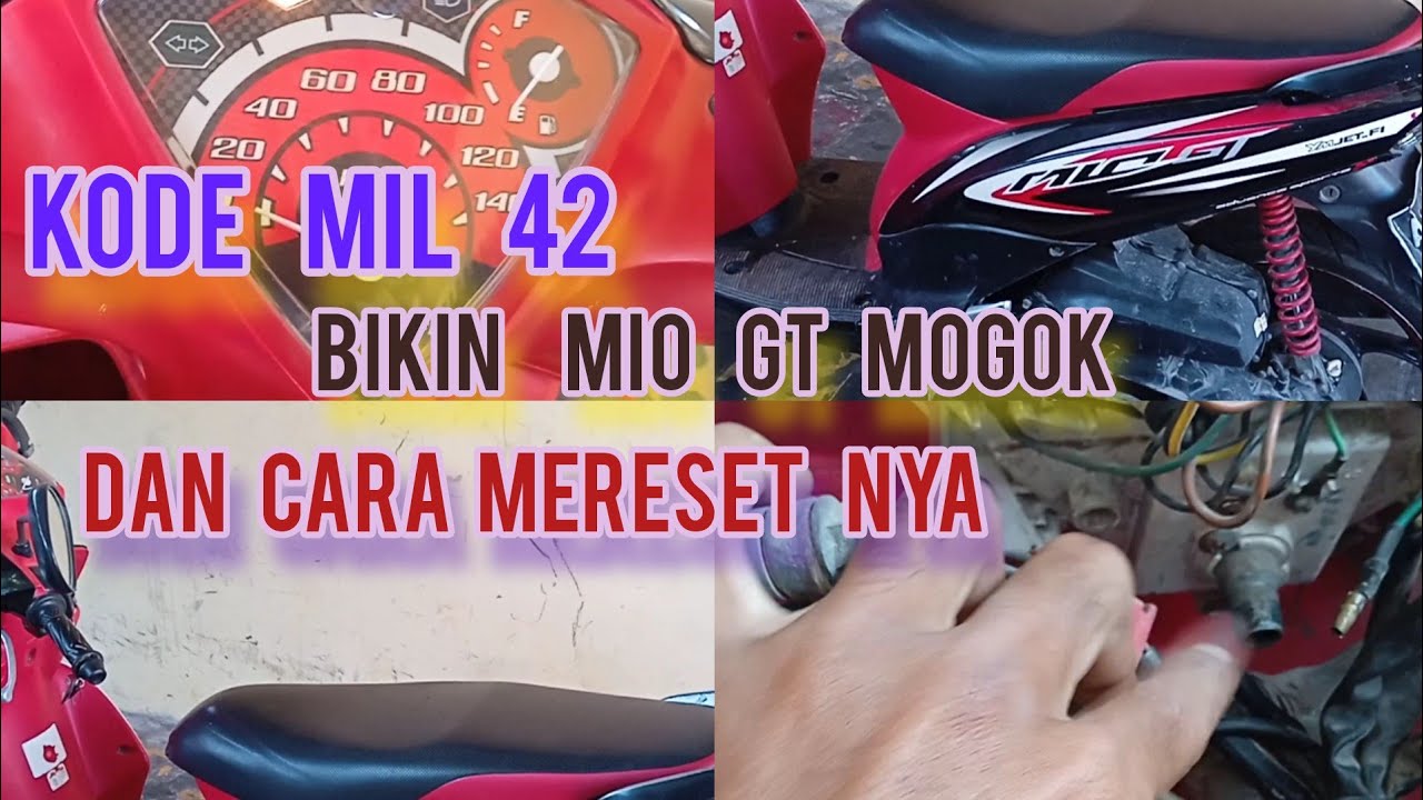 kode mil 42 mio gt cara reset di jamin beres - YouTube