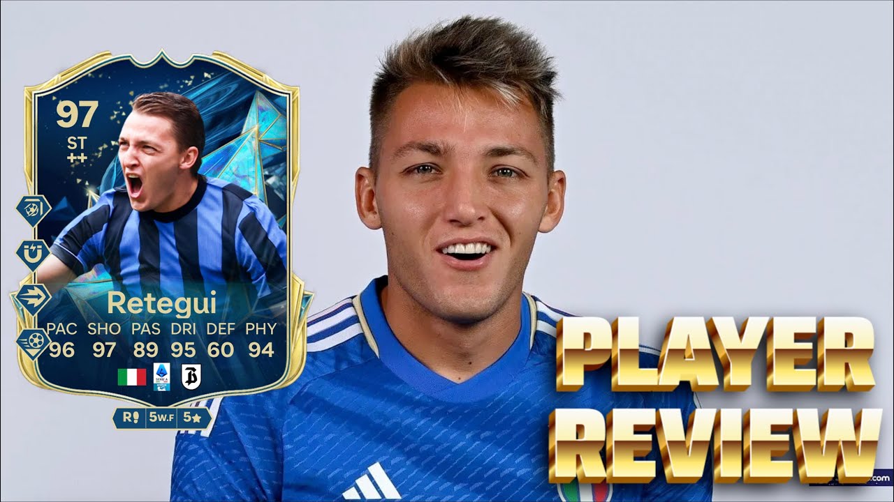 ¡EL HAALAND ITALIANO! -REVIEW RETEGUI 97 TOTS EAFC 25 - YouTube