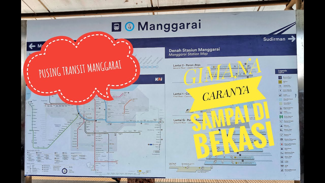 Rute Bogor ke Bekasi Naik KRL I Commuter Line - YouTube