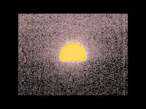 Sunspots at sunset - YouTube