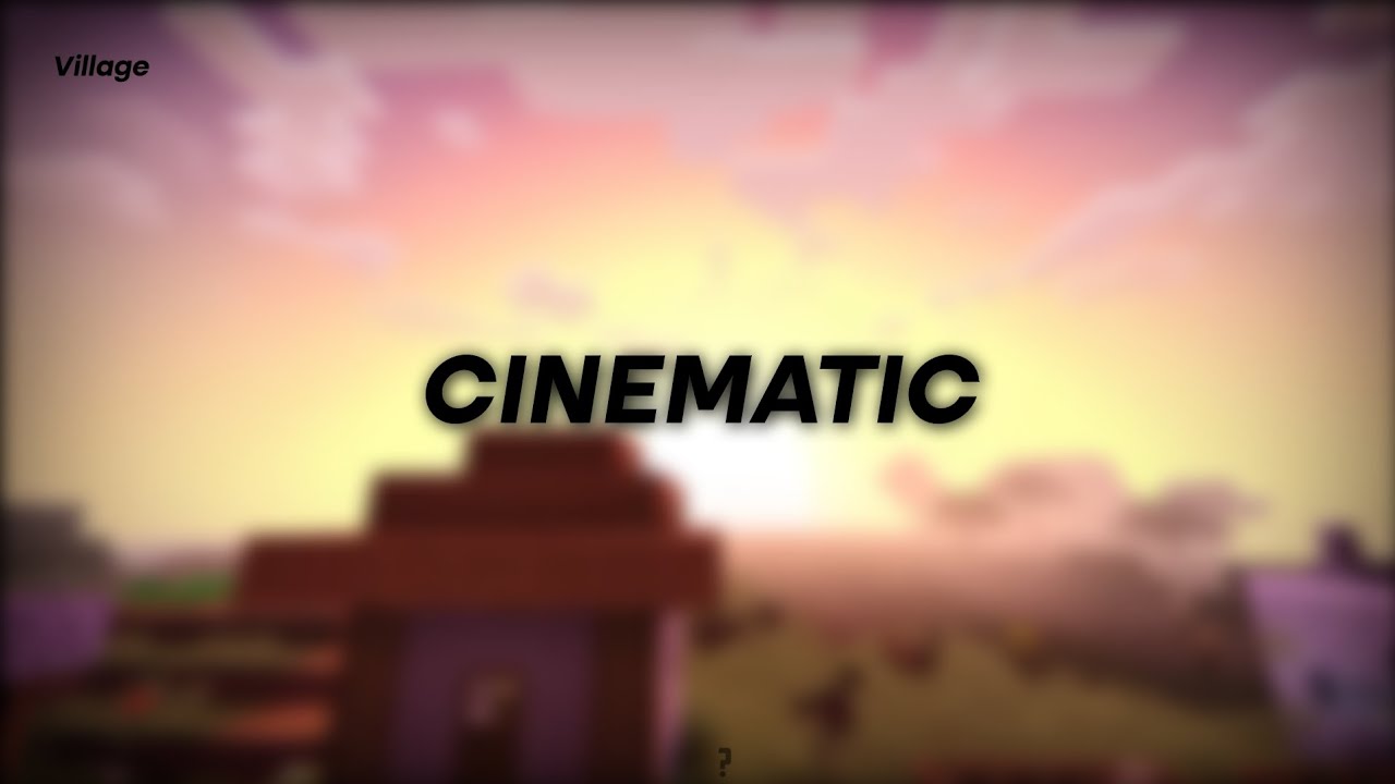 Cinematic minecraft - YouTube