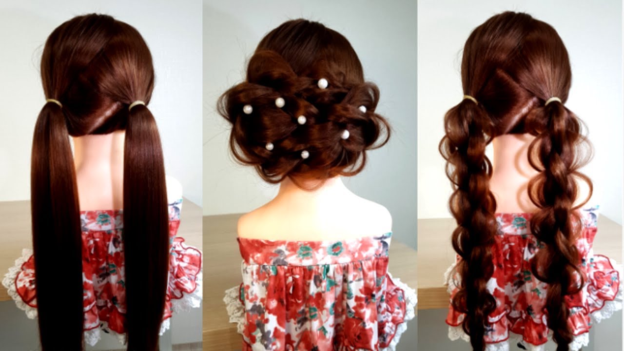 Simple Hairstyles for Everyday - Hair Tutorials - YouTube