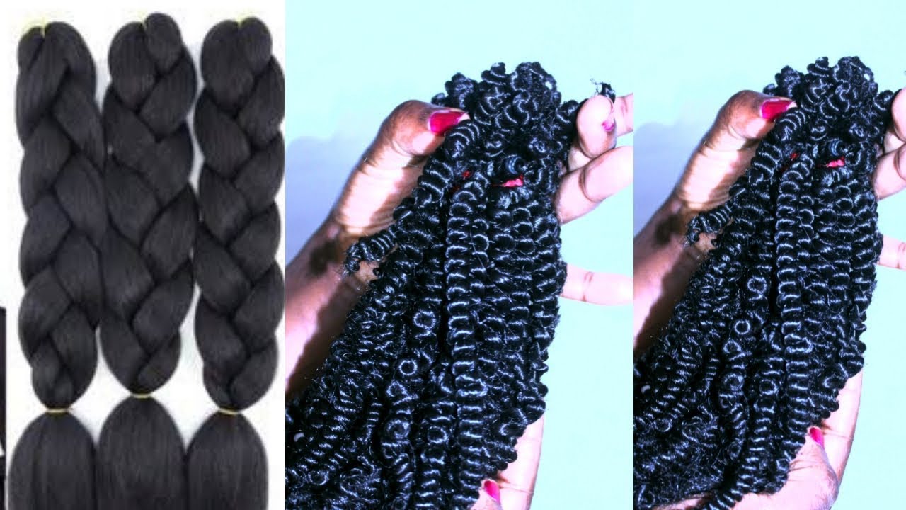 How To DIY Passion Twist / Spring twists Using Braiding hair and ...