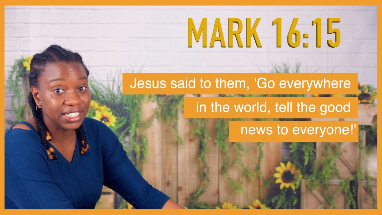 Mark 16:15 - Memory Verse with Ms.T | Bible Devotions for Kids - YouTube