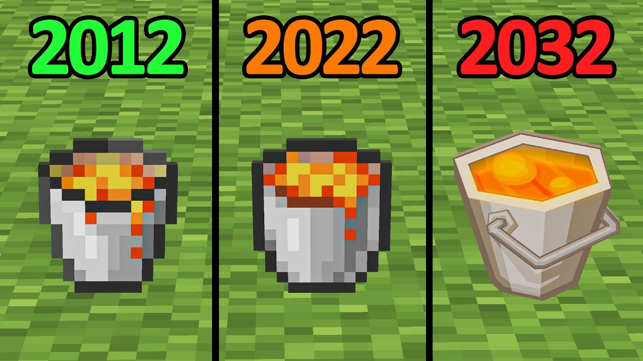 minecraft in 2012 vs 2022 vs 2032 - YouTube