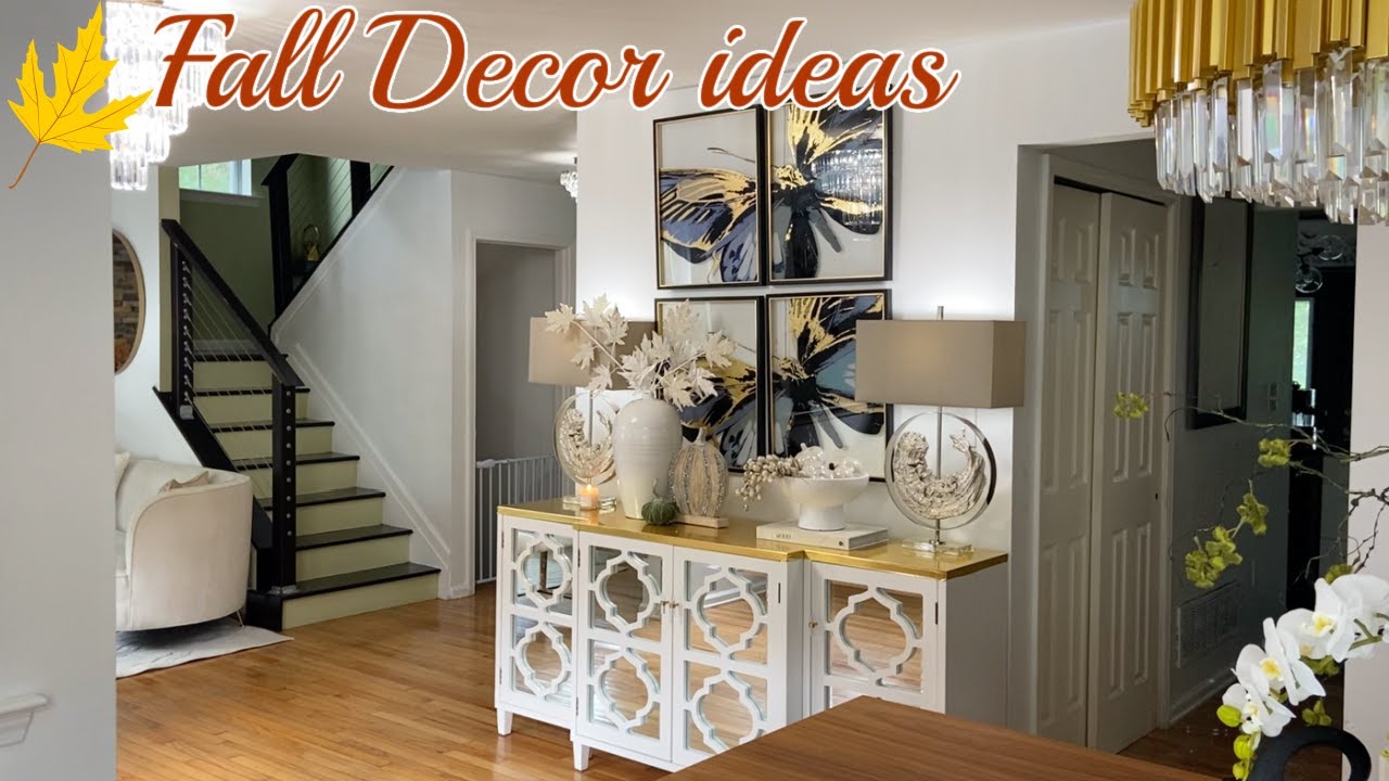 🍁FALL LIVING ROOM TOUR/DECORATE WITH ME/FALL DECORATING IDEAS/HOME ...