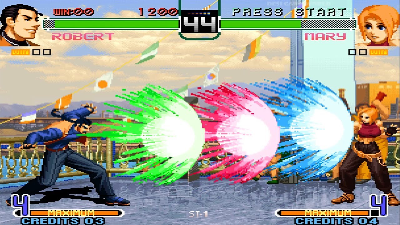 The King of Fighters 2002 Magic Plus Super Remix Robert Garcia Gameplay ...