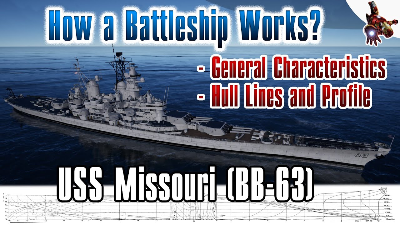 How a WW2 American Battleship Works – USS Missouri * General ...