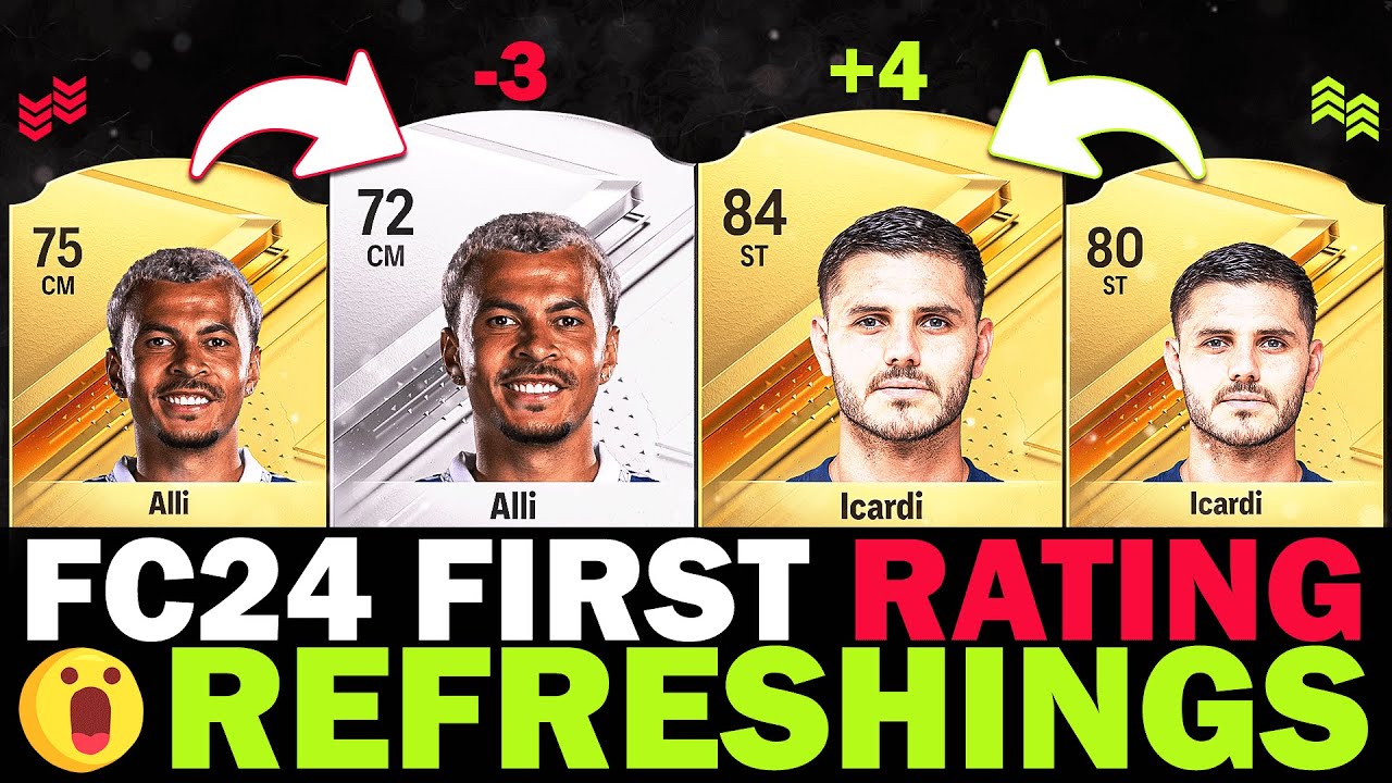 FC 24 | FIRST RATING REFRESHINGS IN FC24!☄️🆕ft.Alli, Icardi, Gordon ...