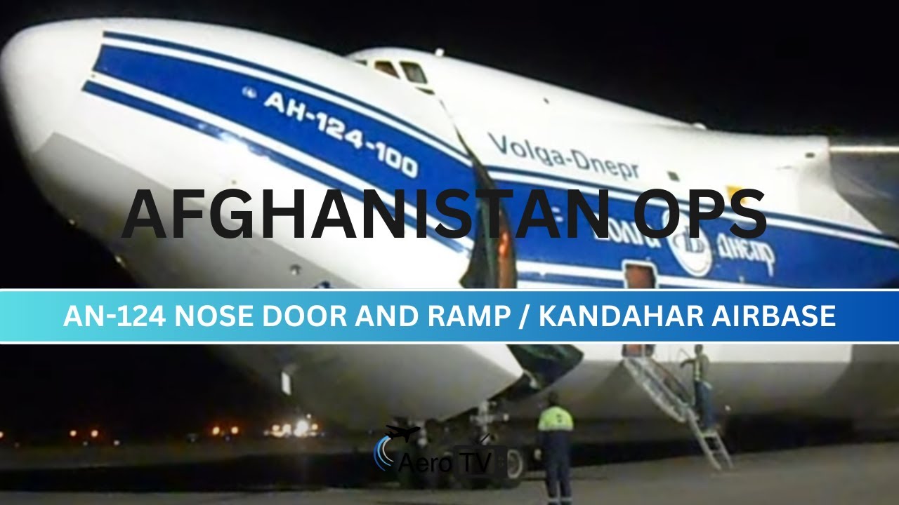 AN-124 Nose opening and Ramp deployment #aviation #airport #an124 # ...