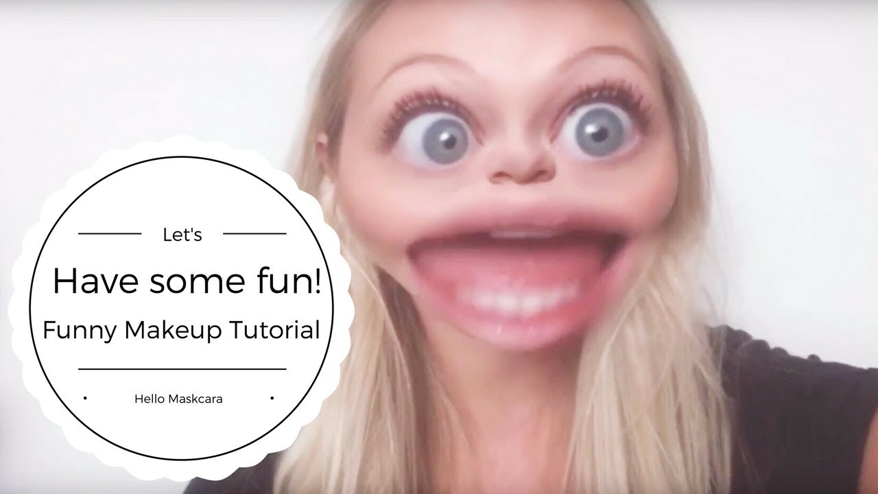 Funny makeup tutorial - YouTube