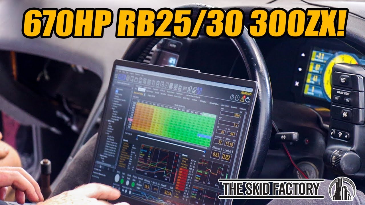 RB25/30 Powered Nissan Z32 FINALLY ON THE DYNO! [EP8] - YouTube