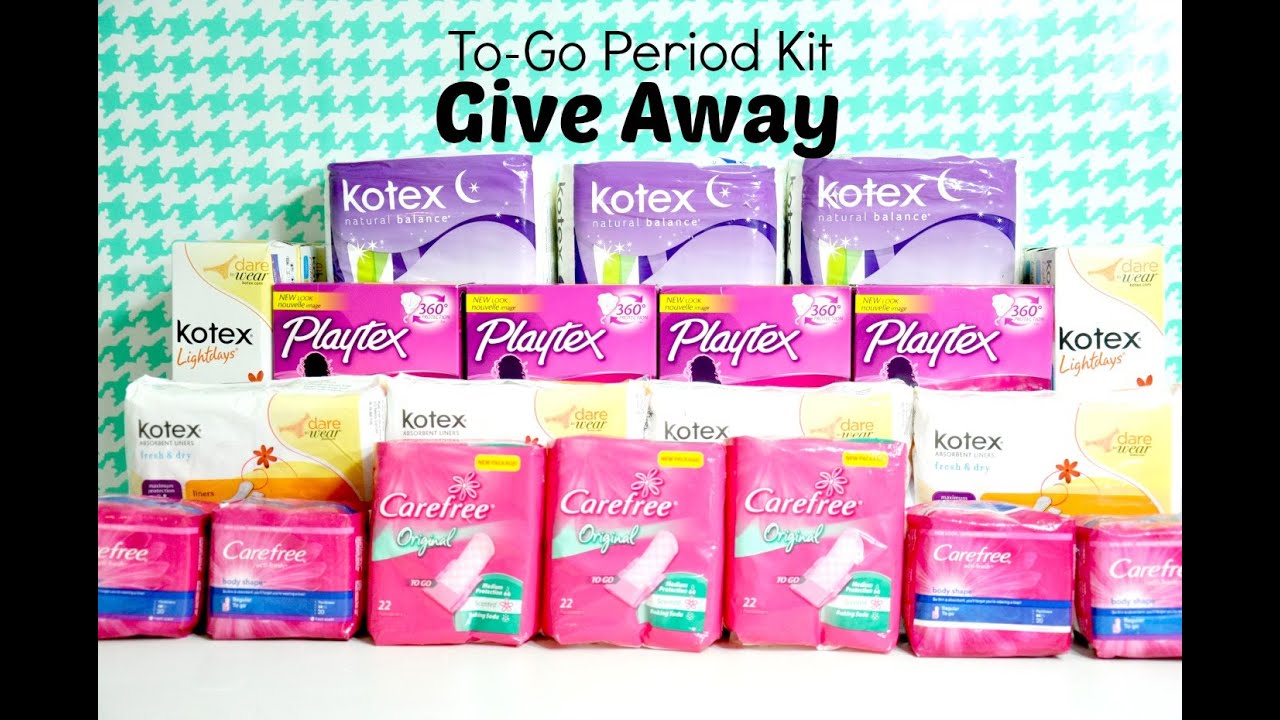 **CLOSED** Period Kit Giveaway Challenge and TAG Video - YouTube