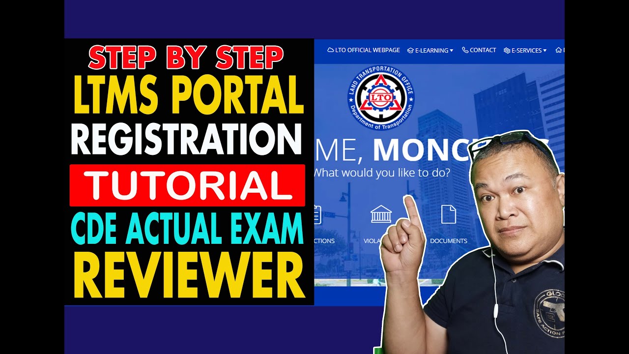 LTMS PORTAL REGISTRATION TUTORIAL|CDE VALIDATION EXAM ACTUAL REVIEWER ...