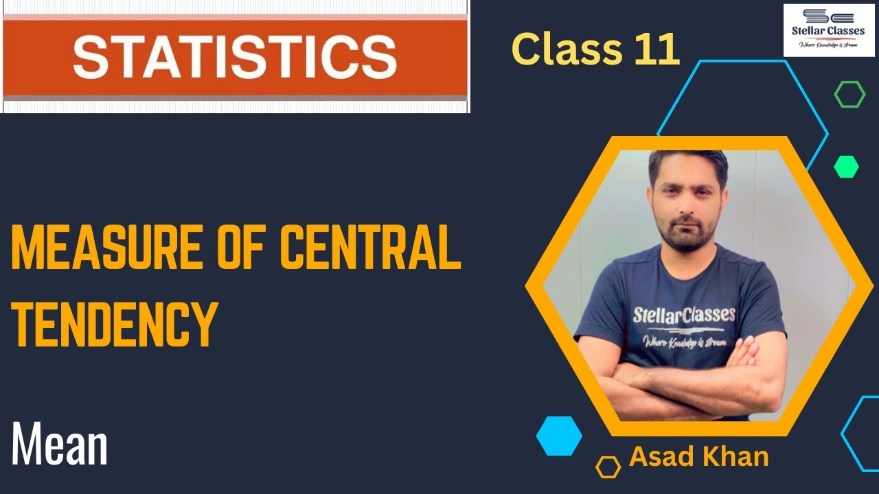 Economics I Statistics I class 11 I measure of central value I Mean ...