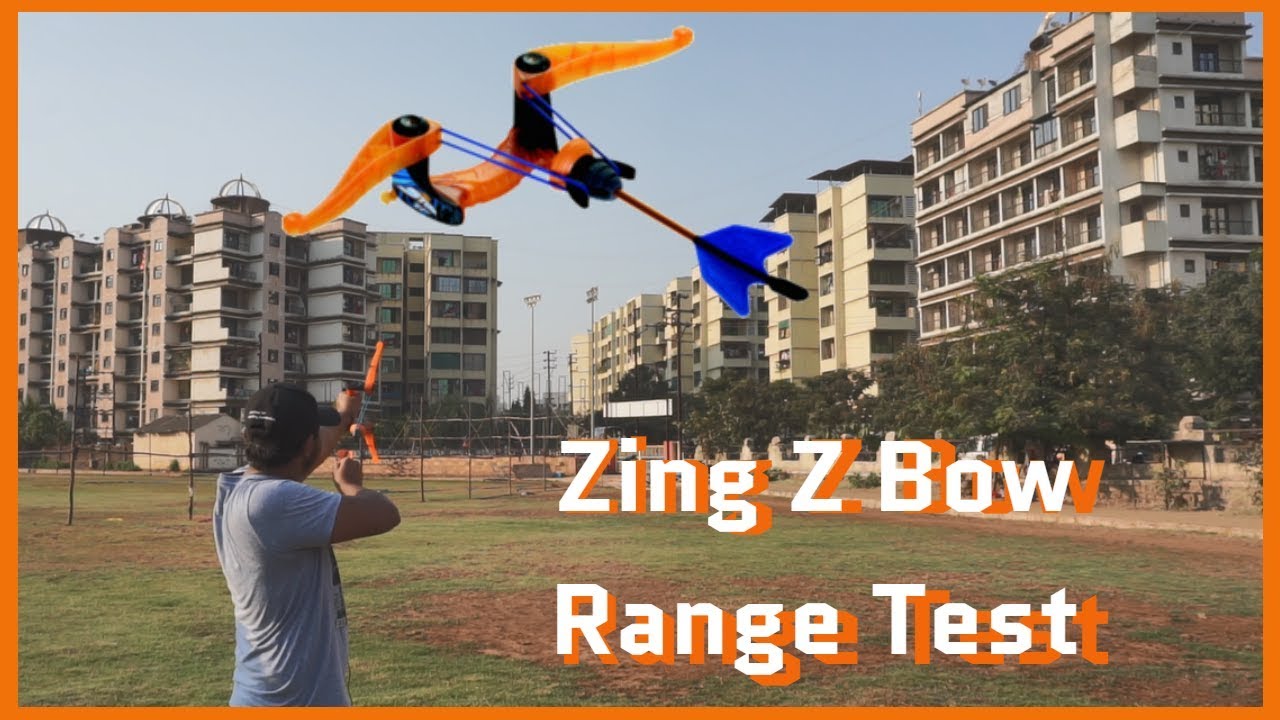 Zing Z Bow Range Test | Toy Bow And Arrow Test | Zing Z Bow in India ...