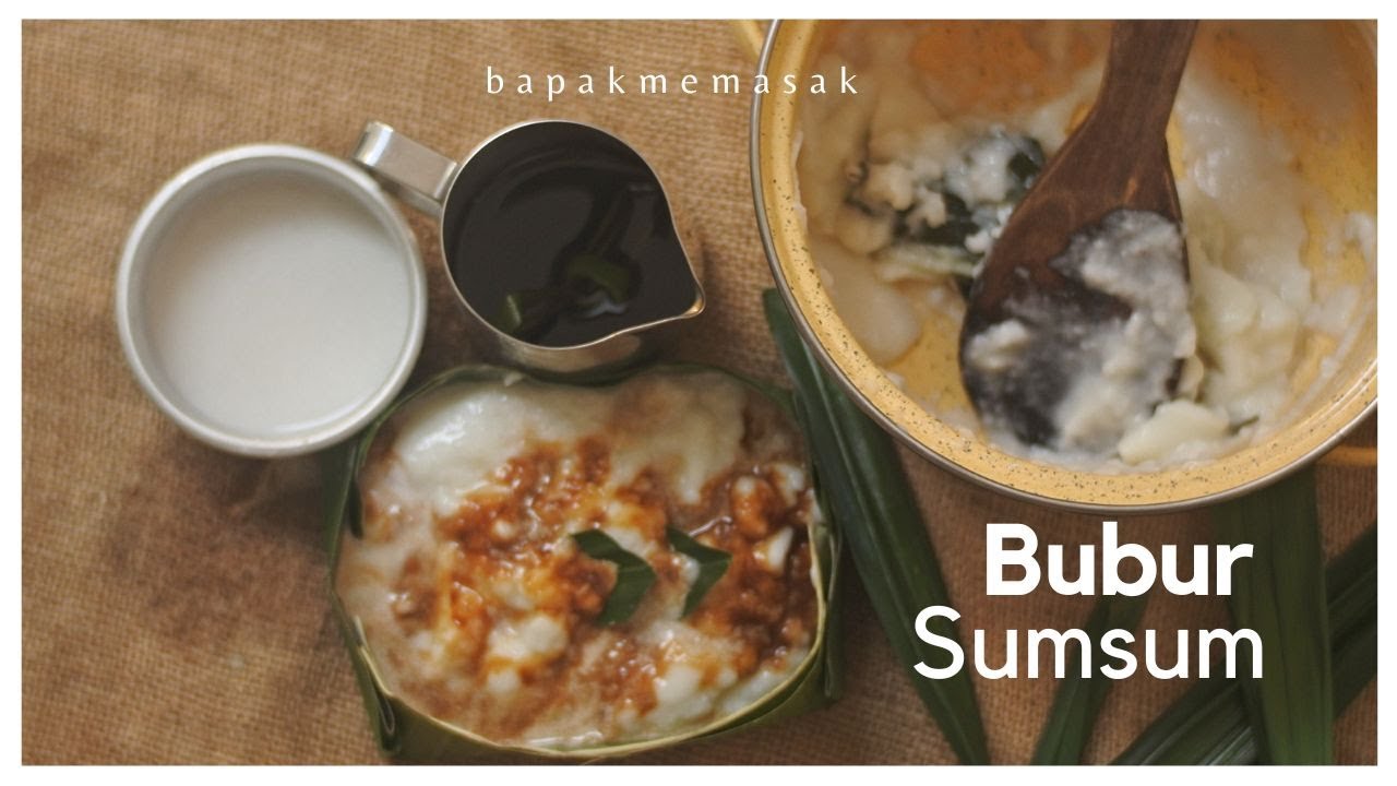 Recipe of Bubur Sumsum (Rice Flour Porridge) - YouTube