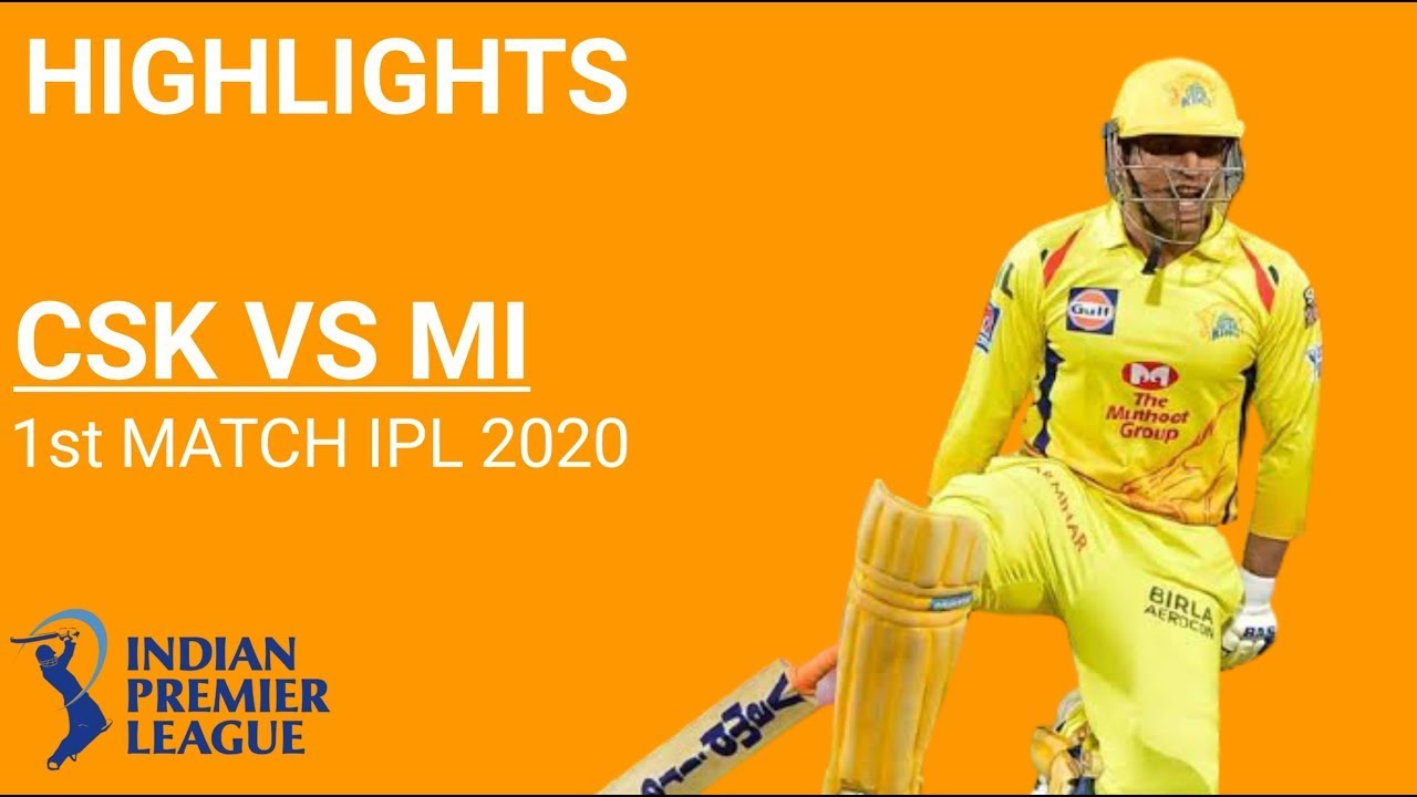 IPL 2020 : CSK vs MI | Full Match Highlights | 19 sep 2020 | ipl ...