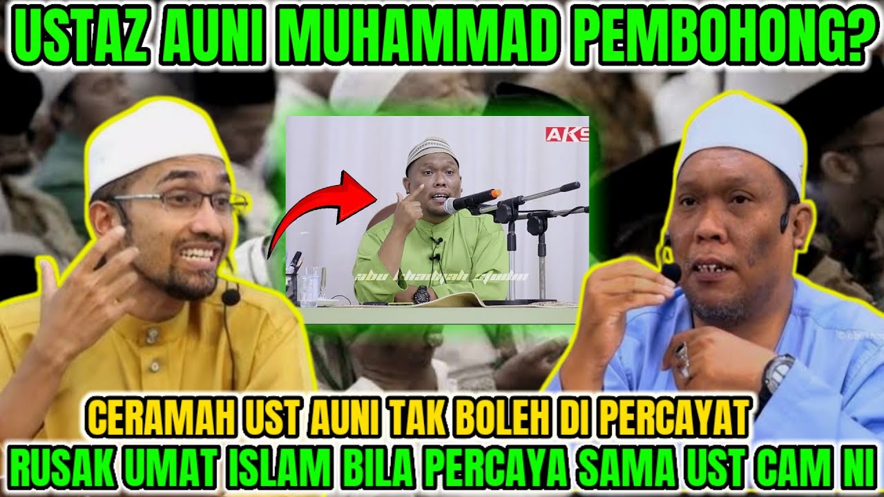 HEBOH BERANI BETUL DR RORA TUDUH PEMAHAMAN UST AUNI SESAT & BERBAHAYA ...