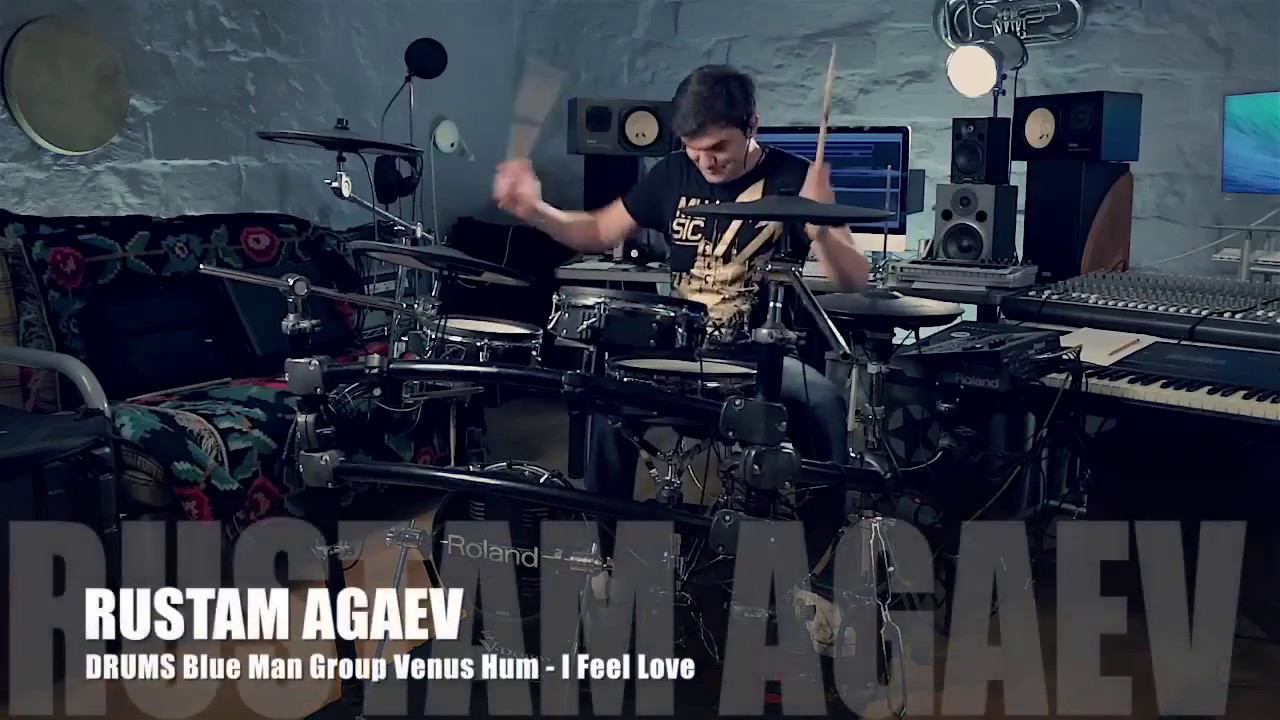 Rustam Agaev Blue Man Group Venus Hum I Feel Love - YouTube