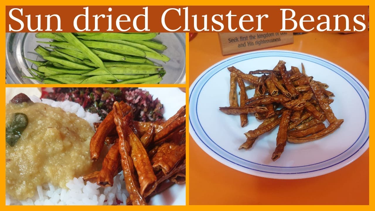 Kothavarangai Vathal | Sun Dried Cluster Beans | கொத்தவரங்காய் வத்தல் ...