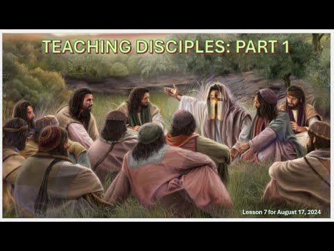 TEACHING DISCIPLES: PART 1 - YouTube