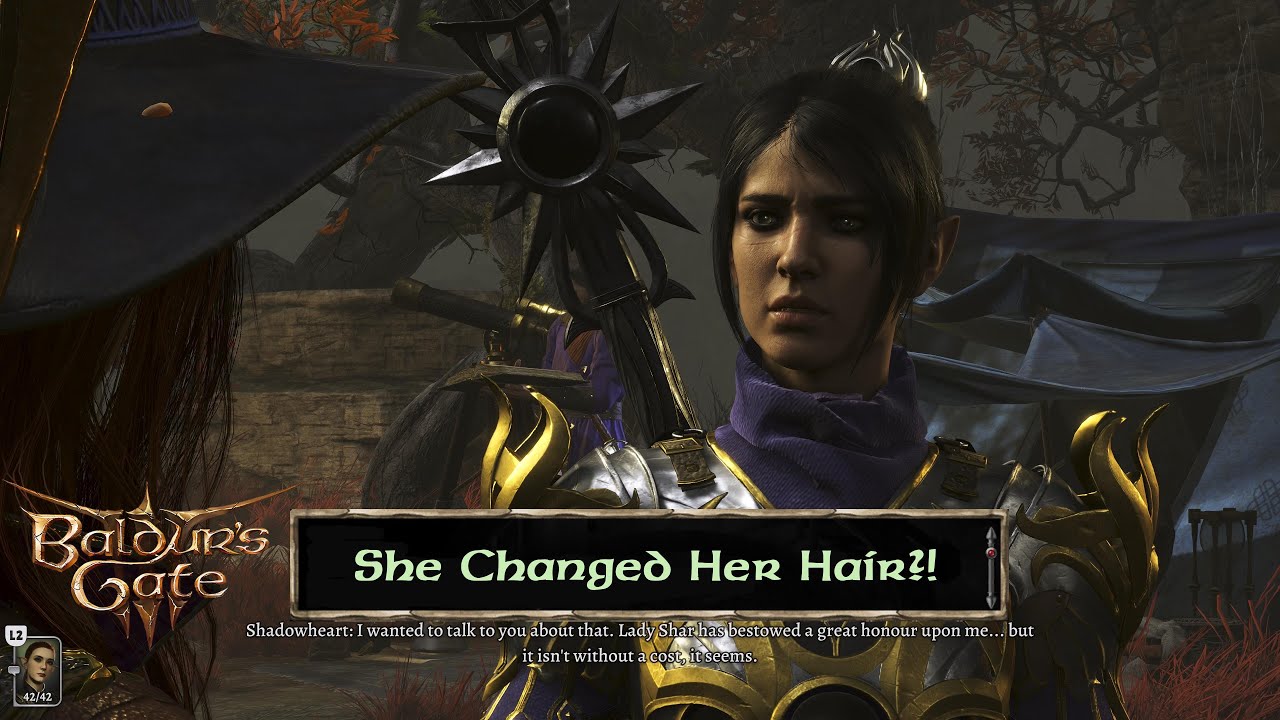 Shadowheart's Changes Her Style and Finally Kisses Me Again — Baldur's ...