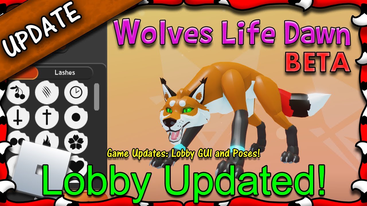 ROBLOX | Wolves Life Dawn BETA - Lobby Updated & Poses! #70 | 1080HD ...