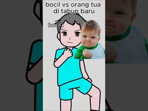 bocil vs orang tua ditahun baru