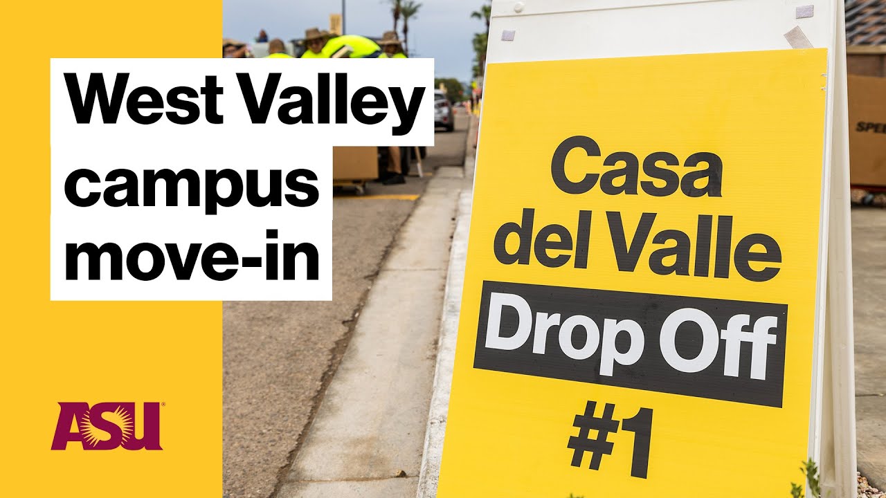 West Valley campus move-in : Arizona State University (ASU) - YouTube