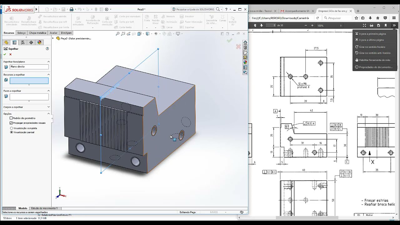 Curso de Solidworks para iniciantes - Motor - YouTube