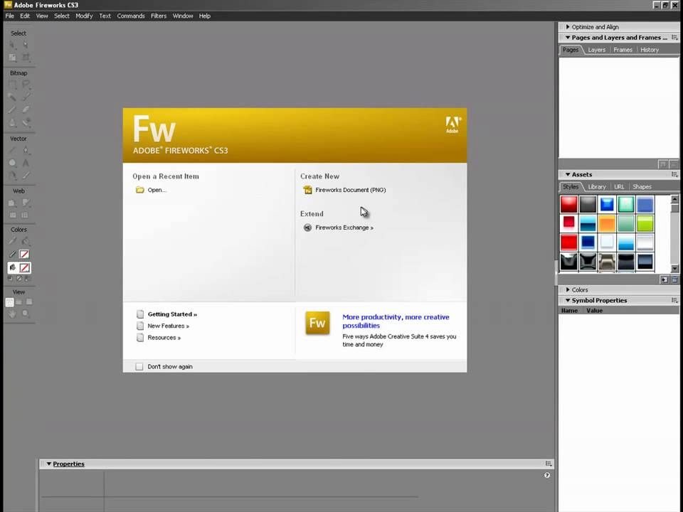 Tutorial Adobe fireworks CS3 - YouTube