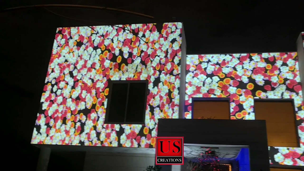 VILLA PROJECTION MAPPING DUBAI - YouTube