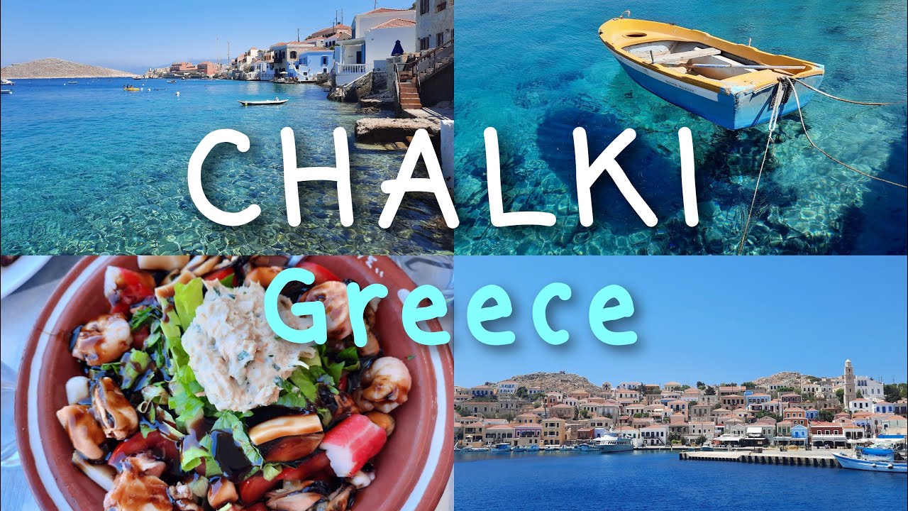 CHALKI Island Greece | Day Trip from Rhodes Island (Port, Village ...