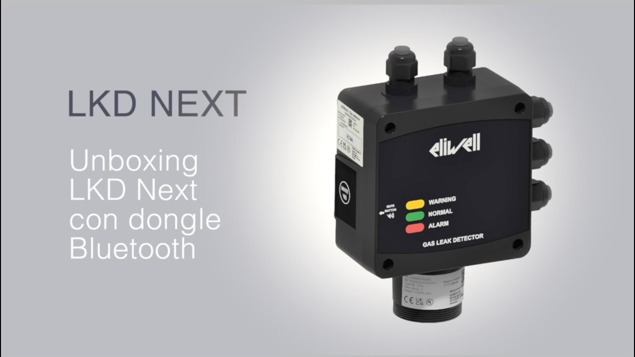 Eliwell LKD Next - montaje Dongle Bluetooth y selección gases. - YouTube