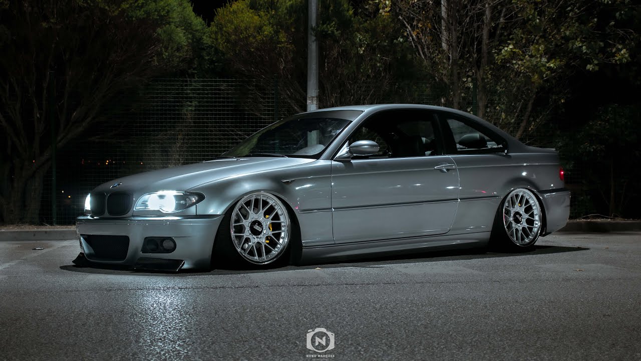 BMW e46 Coupe BAGGED || Tiago Miguel || AIRLIFT - YouTube