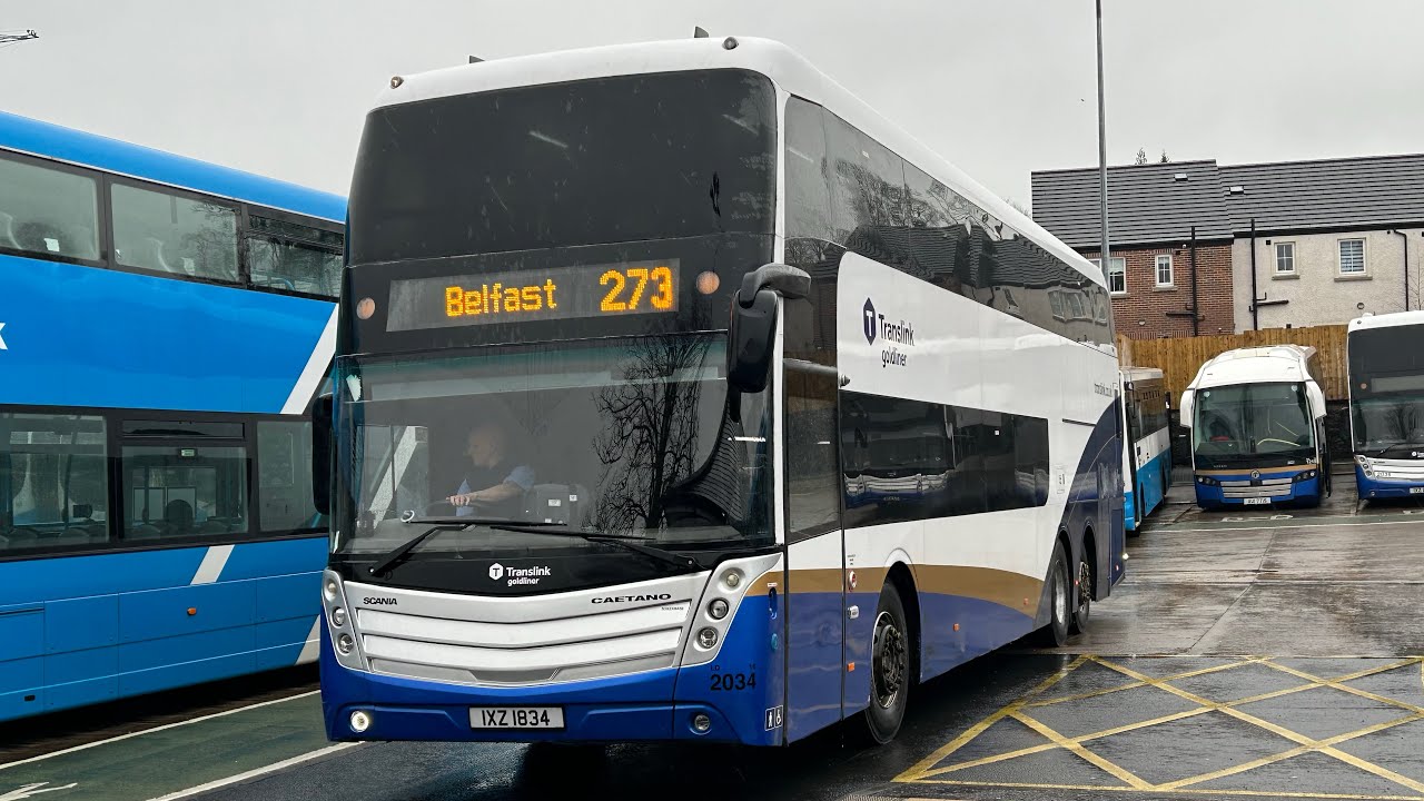 Translink Goldline Scania Caetano Invictus 2034 (Route 273) - YouTube