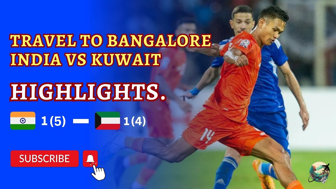 India vs Kuwait Football Match || India Beat Kuwait To Win SAFF ...