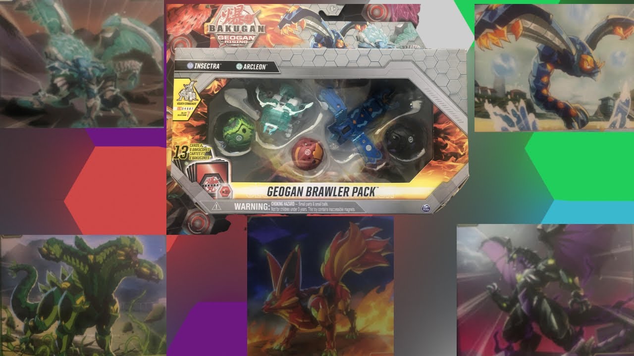 Bakugan Box Opening: Bakugan Geogon Rising Geogan Brawler Pack - YouTube