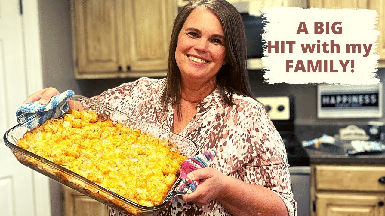 Ultimate Cheesy Tater Tot Casserole Recipe! - YouTube