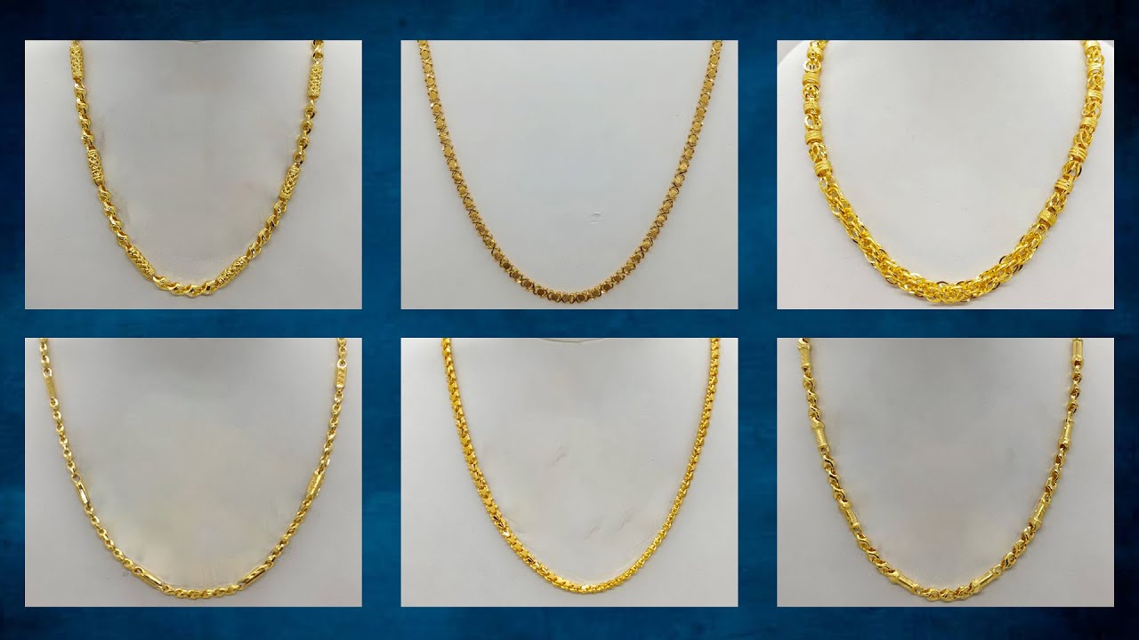 Unique Men's Gold Chains Collection | Latest Gold Chain Designs for Men ...
