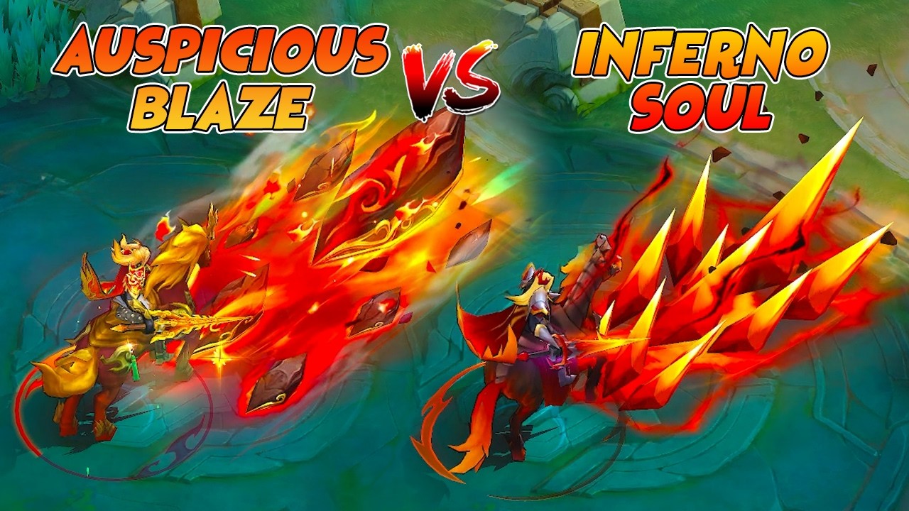 Leomord Auspicious Blaze VS Inferno Soul Skin Comparison - YouTube