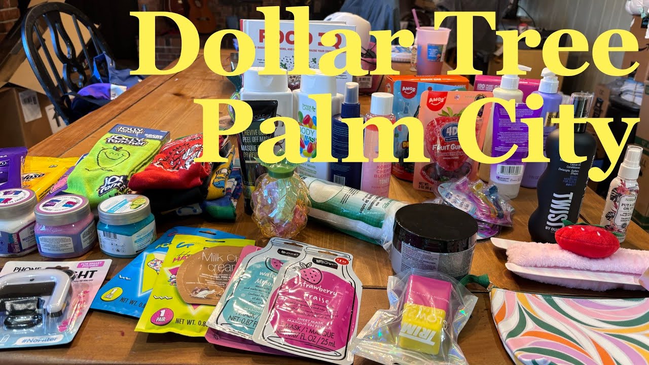 Dollar Tree Haul - Tampa & Palm City - YouTube