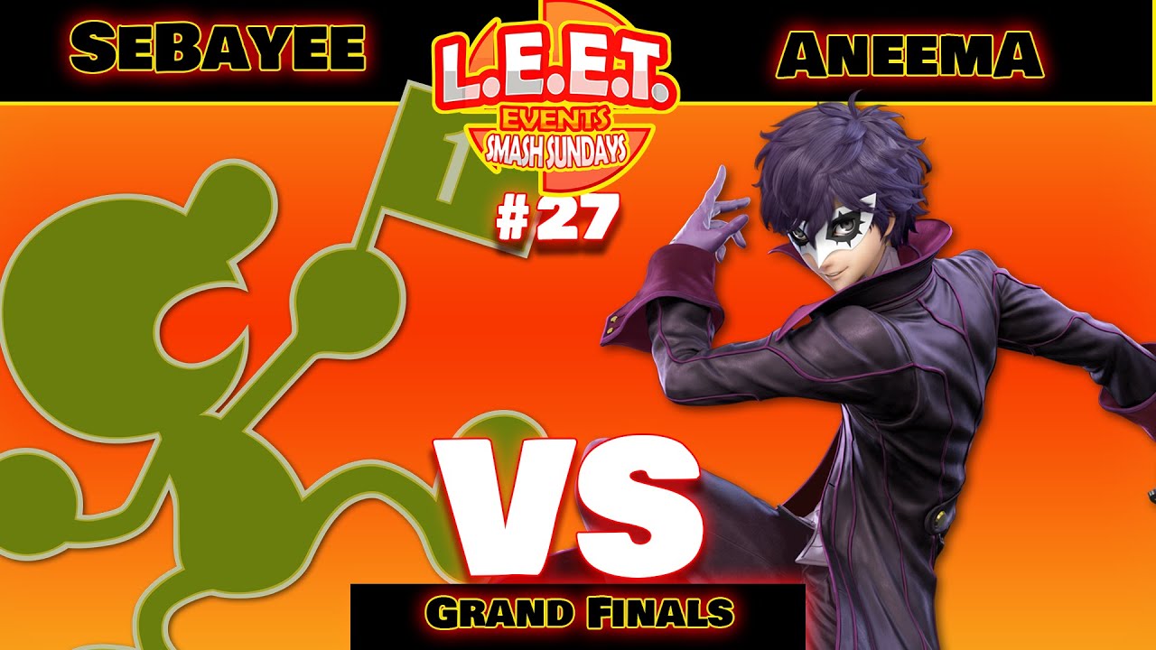 L.E.E.T. #27 Singles Grand Finals Sebayee (Mr. Game & Watch) vs AneemA ...