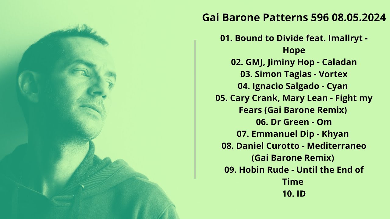 Gai Barone Patterns 596 08.05.2024 with Tracklist - YouTube