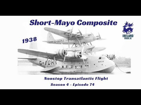 Short Mayo Composite Aircraft - Nonstop Transatlantic Flight 1938 ...