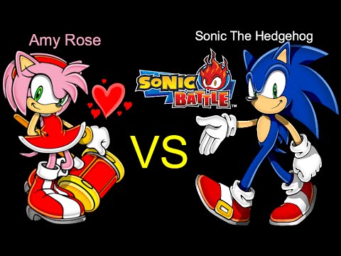 Sonic Battle (GBA) Amy Vs Sonic [Training Mode] - YouTube