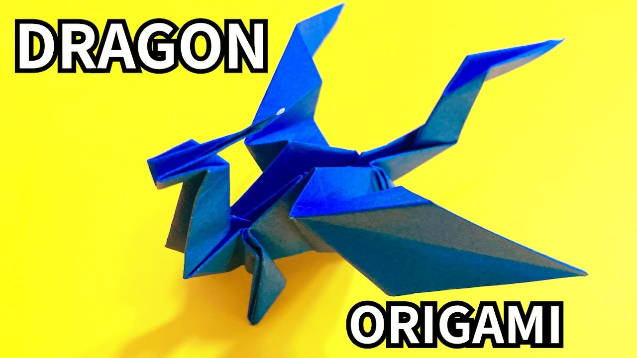 How to make an easy origami dragon 3 - YouTube