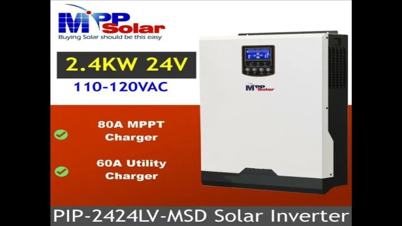 MPP Solar All in One Solar System Installation and Setup - YouTube