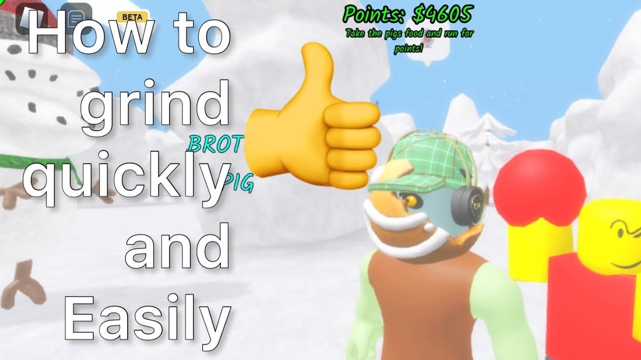 How to grind quickly and easily in hungry pig | hungry pig - YouTube